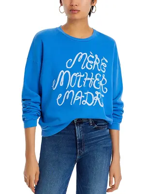 MOTHER The Drop Square Sweatshirt Mother Madre