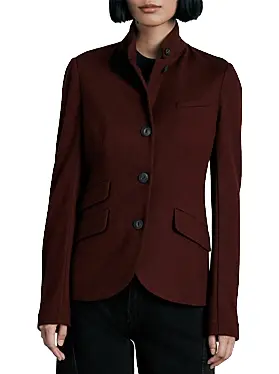 Rag & Bone Rag & Bone Slade Wool Blazer Burgundy