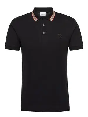 Burberry Cotton Polo Shirt - Black