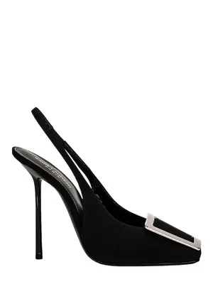 Saint Laurent Pablo Slingback Heels - Nero