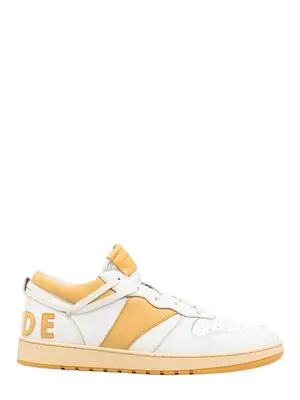 Rhude Colour-block Low-top Sneakers - White
