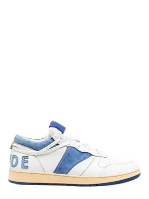 Rhude Logo-lettering Sneakers - White