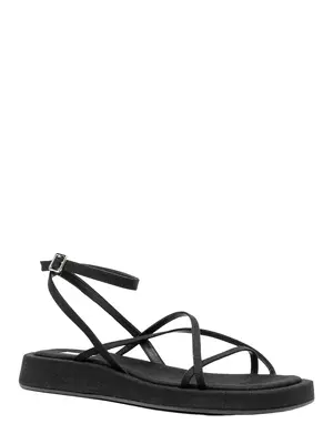 GIABORGHINI Rosie Crossover-strap Sandals - Black