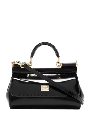 Dolce & Gabbana Small Sicily Tote Bag - Black
