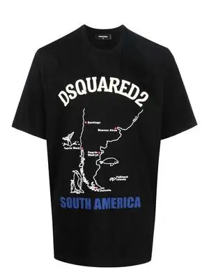 Dsquared2 Logo-print Short-sleeve T-shirt - Black