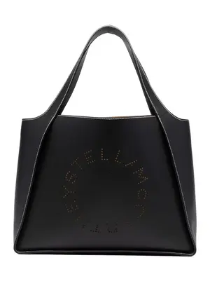 Stella McCartney Stella Logo Tote Bag - Black