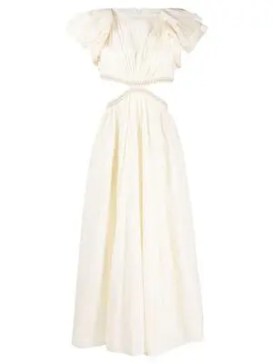 ZIMMERMANN ZIMMERMANN Cut-Out Detail Pinstripe Dress