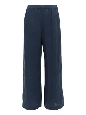 Velvet By Graham & Spencer Lola Linen Pants - Blue