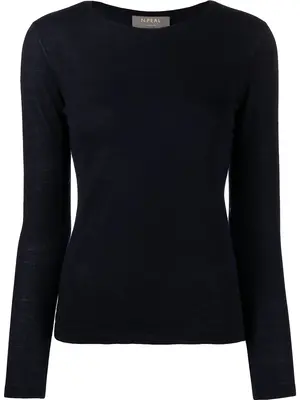 N.PEAL N.Peal Long-Sleeve Cashmere Jumper