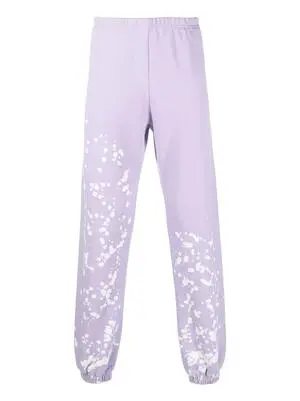 LIBERAL YOUTH MINISTRY Paint Print Track Pants - Purple
