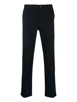 Vince Dylan Low-rise Straight-leg Trousers - Blue