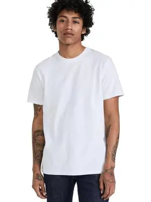FRAME Logo Tee - Blanc