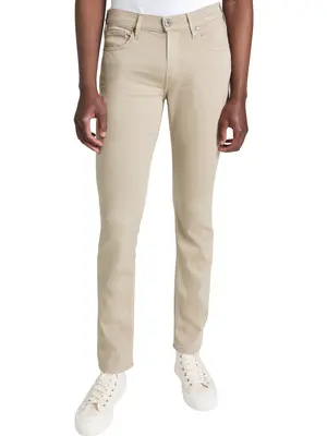 Paige Federal TRANSCEND Slim Straight Jeans Toasted Almond