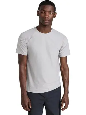 RHONE Reign Short Sleeve Tee - Light Grey Heather