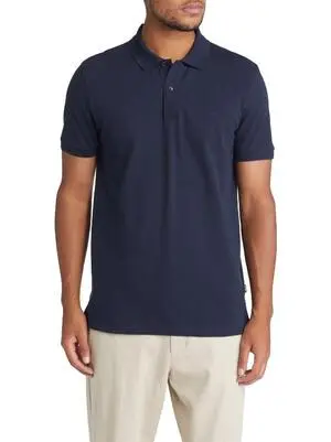 BOSS Pallas Cotton Polo - Dark Blue