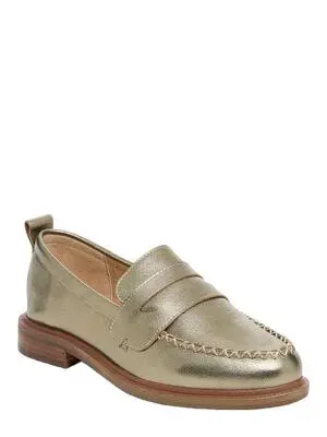 KELSI DAGGER BROOKLYN Lens Penny Loafer - Warm Steel