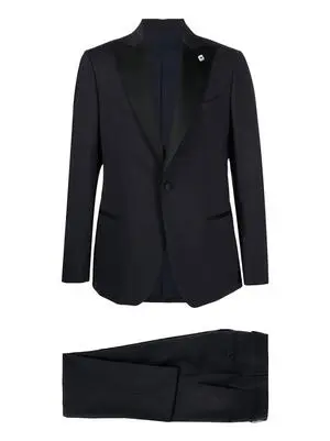 LARDINI Single-breasted Two-piece Suit - Blue