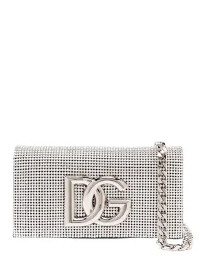 DOLCE & GABBANA Dolce & Gabbana Crystal-Embellished Shoulder Bag