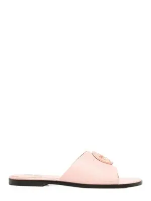 Off-White Arrow Plaque Flat Sandals - Pink