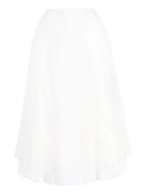 KHAITE KHAITE Luca A-Line Midi Skirt
