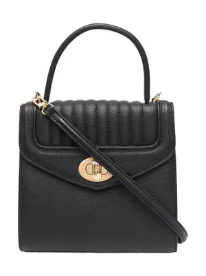 DELAGE Freda Leather Tote Bag - Black