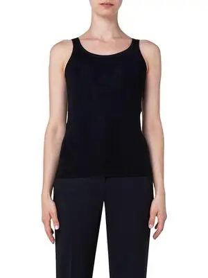 Akris Wool Tank - Black