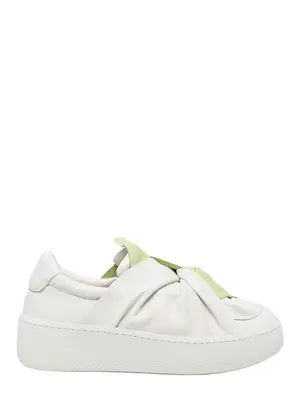 Ports 1961 Two-tone Knot-detail Loafers - White