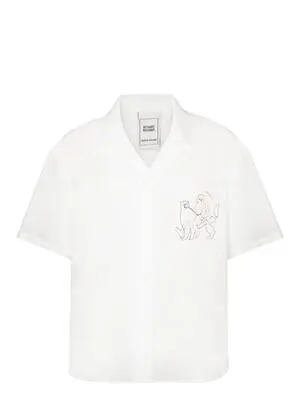 BETHANY WILLIAMS Embroidered Motif Short-sleeved Shirt - White