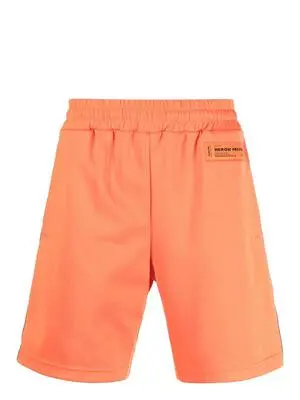 Heron Preston Logo Tape Track Shorts - Orange