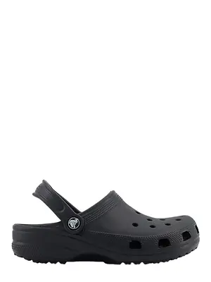CROCS Classic Waterproof Rubber Clogs - Black