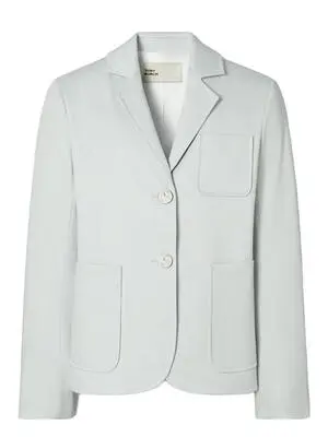 Tory Burch Tory Burch Cotton Twill Jacket Misty Rain