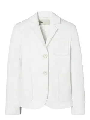 Tory Burch Cotton Twill Jacket - White