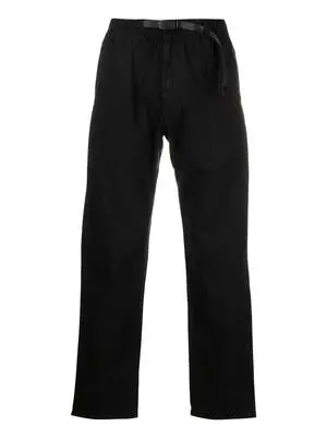 Gramicci Belted-waist Straight-leg Trousers - Black