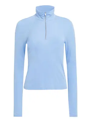 Helmut Lang Stretch-jersey Top - Light Blue