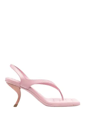 GIABORGHINI Rosie Leather Sandals - Pink