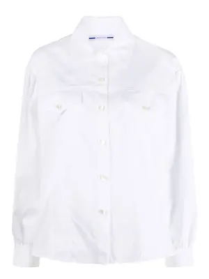 Jacob Cohen Plain Long-sleeve Shirt - White