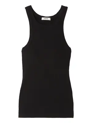 AGOLDE Bailey Ribbed Tank - Black
