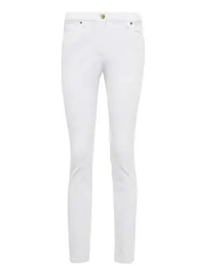 Brunello Cucinelli Mid-rise Slim Jeans - White