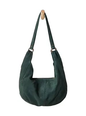 Free People Free People Roma Suede Hobo Bag Pine
