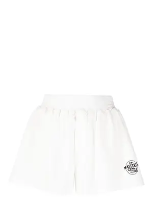 Être Cécile Terry-cloth Track Shorts - White
