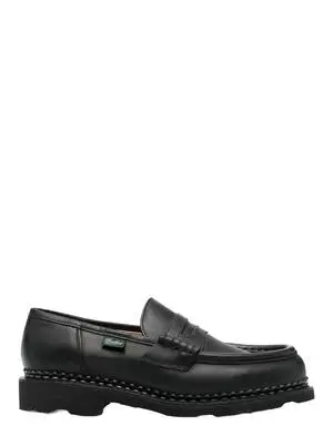 Paraboot Orsay Leather Loafers - Black