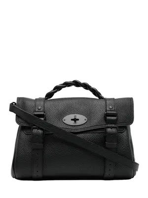 Mulberry Mulberry Alexa Heavy Grain Satchel Black