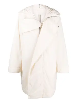 Rick Owens Oversized Hooded Parka - Neutrals