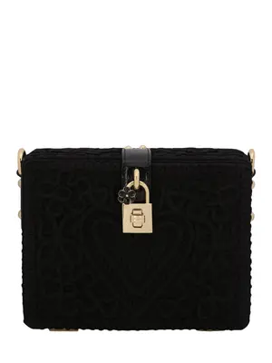 Dolce & Gabbana Dolce Box Bag With Cordonetto Detailing - Black