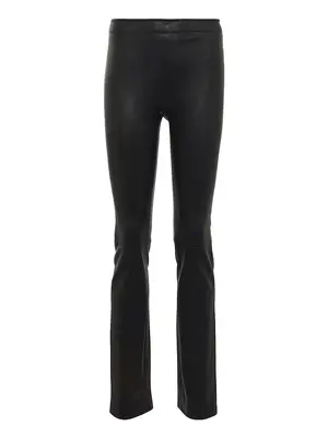STOULS Stouls Cropped Leather Trousers