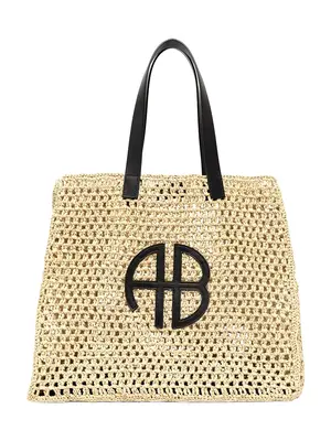 ANINE BING Large Rio Tote Bag - Neutrals