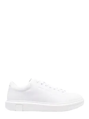 Armani Exchange Leather Low-top Sneakers - White