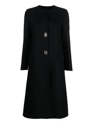 SALVATORE FERRAGAMO Single-Breasted Wool-Cashmere Coat