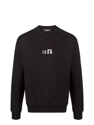 Dsquared2 Icon Cotton Sweatshirt - Black