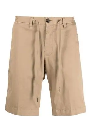 BRIGLIA 1949 Malibu Drawstring Chino Shorts - Neutrals